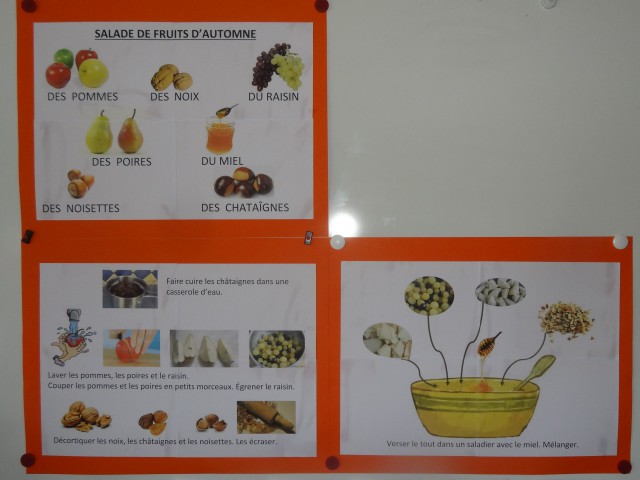 La salade de fruits d’automne (Elisabeth) - Ecole Jacques Prévert